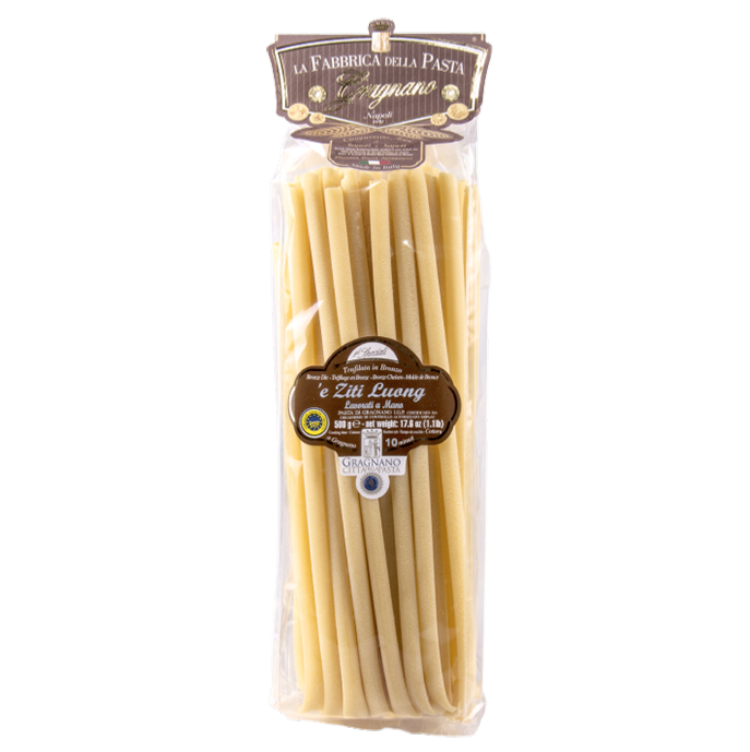 LA FABBRICA DELLA PASTA Macaroni Longs Ziti Luong 500gr | Pâtes - Good ...