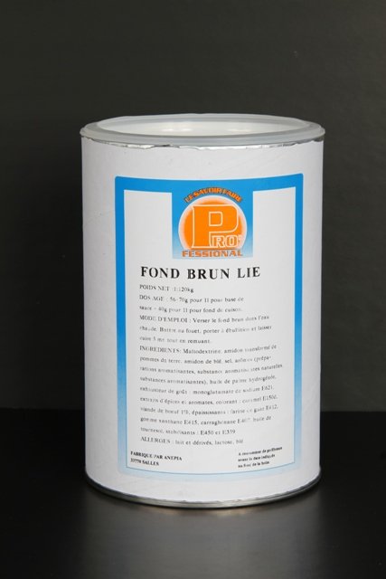 Pro fessional Fond Brun lie 650gr | Fonds de Sauces et Aides Culinaires ...