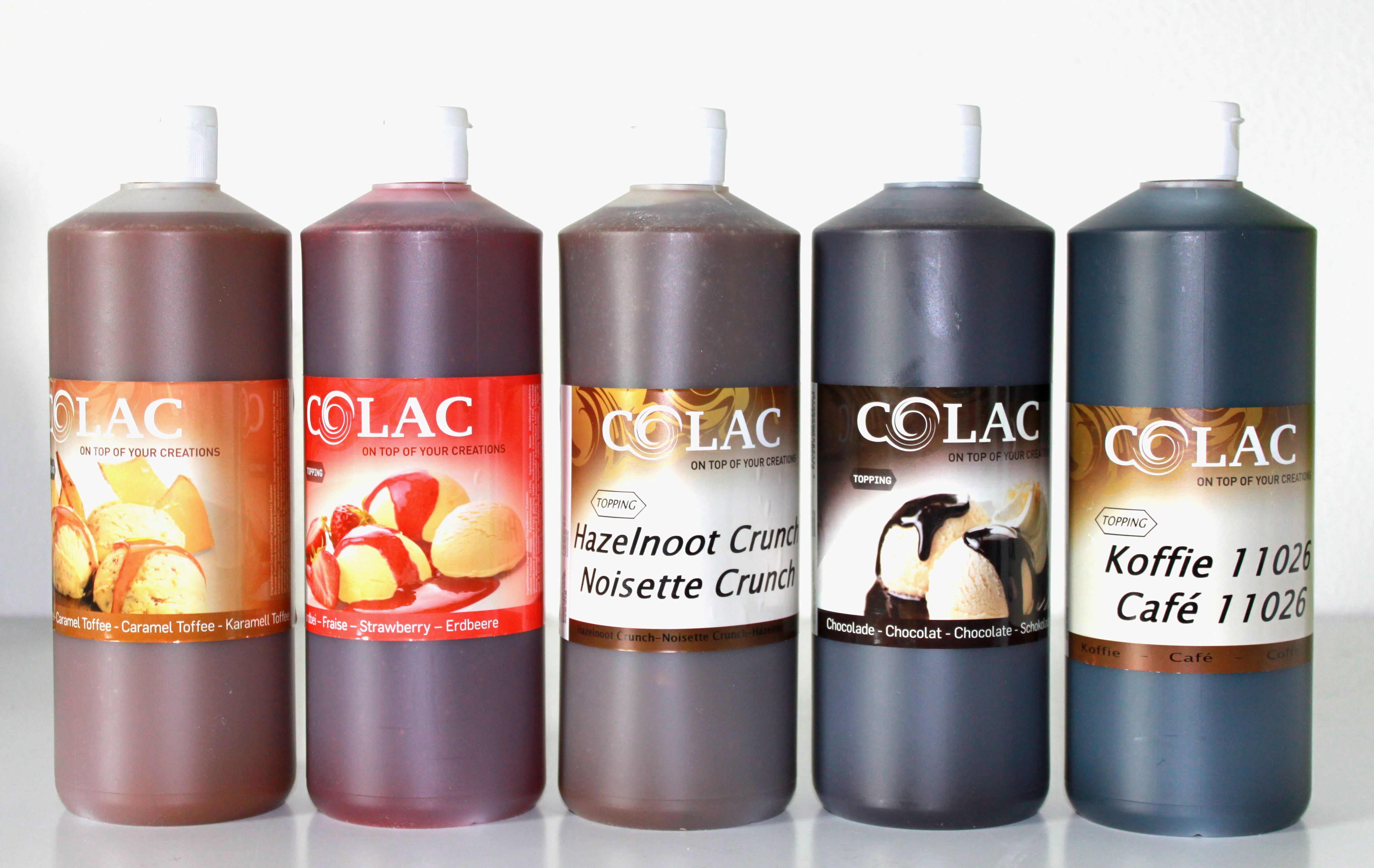 Colac Topping Caramel Toffee Flacon de 1kg | Toppings Desserts - Good ...