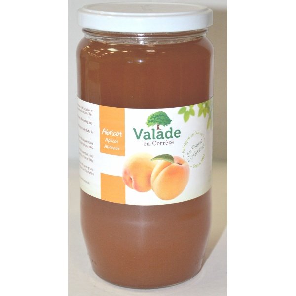 VALADE SAS Confiture Abricot 1kg | Cereales Miel Confitures Pate à ...