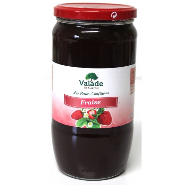 VALADE SAS Confiture de Fraise 1kg Destock | Cereales Miel Confitures ...